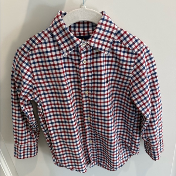 Ralph Lauren | Shirts & Tops | Ralph Lauren Kids Red And Blue Checkered ...